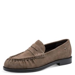 Tamaris Herren Slipper Blockabsatz, Businessschuh, Halbschuh in Mokassin-Optik braun 37