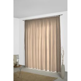 WIRTH Vorhang &raquo;Neveres&laquo; 1 Stk. tlg. grau Jacquard, Baumwolle 145cm, 135cm