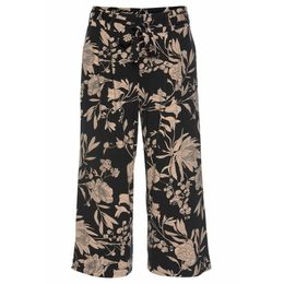 Lascana Culotte in schwarz-taupe-bedruckt | Gr.: 34