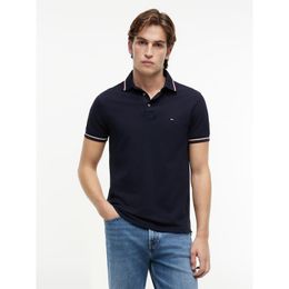 Tommy Hilfiger Herren Poloshirt &raquo;TIPPED SLIM FIT POLO&laquo; mit Kontrast-Details blau S