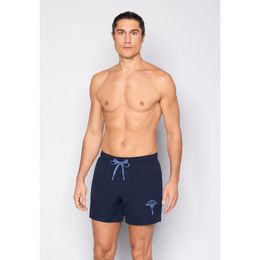 JOOP! Herren JOOP! Badeshorts &raquo;Solid Cornflower&laquo; mit seitlichen Taschen und Tunnelzug blau S, N-Gr