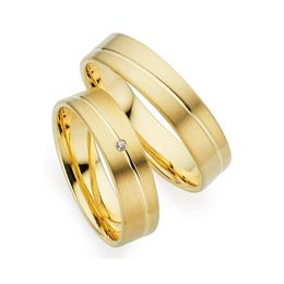 Phoenix Ph&ouml;nix Unisex Trauring &raquo;Schmuck Geschenk Gold 333 Trauring Ehering LIEBE versch. Varianten&laquo; Made in Germany, wahlweise mit oder ohne Brillant gold 57,