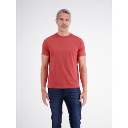 Lerros Herren Lerros T-Shirt im Basic-Look rot XXL