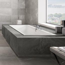 Villeroy & Boch Villeroy & Boch Squaro Edge 12 Rechteck-Badewanne, Einbau, UBQ190SQE2DV-RW,