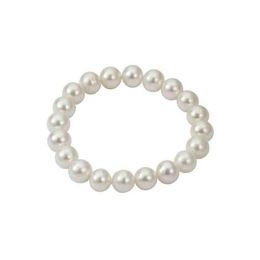 Firetti Damen Perlenarmband &raquo;Schmuck Geschenk Armschmuck Armkette Perle&laquo; Made in Germany - mit S&uuml;&szlig;wasserzuchtperle wei&szlig; 7, Perlen