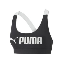 Sports-Bra Mid Impact in Puma black | Gr.: S