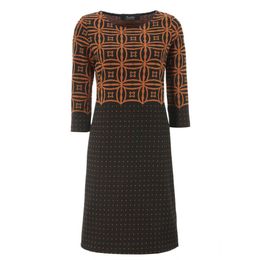 Aniston SELECTED Jerseykleid in zimt-schwarz-gemustert | Gr.: 38