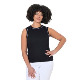 Angel of Style Strick-Top in schwarz | Gr.: 56