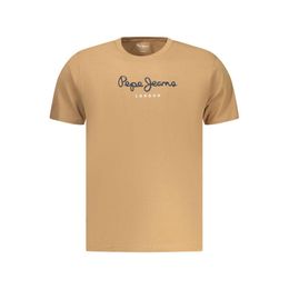 Pepe Jeans Marrone Baumwolle Herren T-Shirt