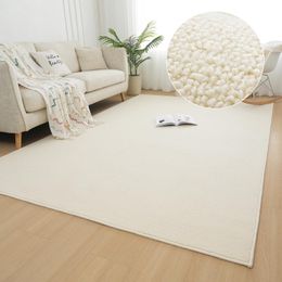 OTTO home Teppich &raquo;Jola, Uni-Farben, besonders dichte Qualit&auml;t, Boho&laquo; rechteckig 10 mm H&ouml;he Wohnzimmer, Schlafzimmer, Flur, Kinderzimmer, 