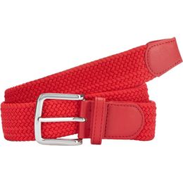 Lascana Damen Lascana H&uuml;ftg&uuml;rtel &raquo;Flechtg&uuml;rtel, Anzugg&uuml;rtel, G&uuml;rtel, Hoseng&uuml;rtel, Jeansg&uuml;rtel&laquo; aus elastischem Stretch-Material mit Shaping-Effekt rot