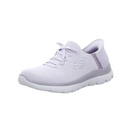 Skechers Sportlicher Slipper in violett | Gr.: 41