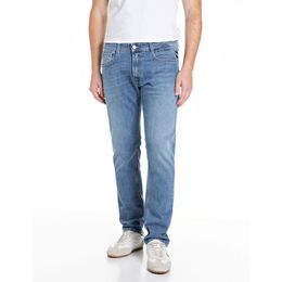 Replay Herren Comfort-fit-Jeans &raquo;Rocco&laquo; mit geradem Bein blau 34, L&auml;nge 32