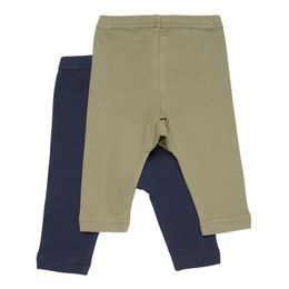 Pippi Babywear Kinder Leggings "Leggings w.AOP (2-pack)" in Gr&uuml;n | Gr.: 92