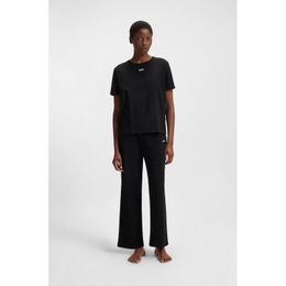BOSS Damen BOSS Schlafanzug &raquo;CI Short Set&laquo; 2 tlg. zweifarbig, Rundhals schwarz M