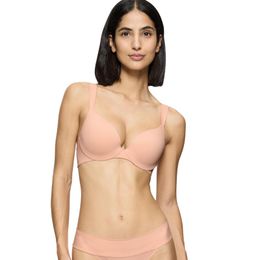 Triumph B&uuml;gel-BH &raquo;Body Make-Up Illusion&laquo; mit tiefem Dekollet&eacute;, gepolsterte Cups, Komfort-B&uuml;gel, Microfaser rosa 80, Cup E B&uuml;gel-BH