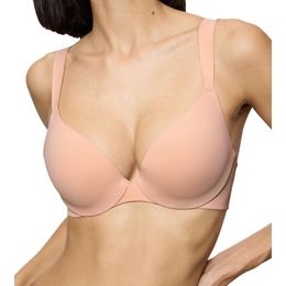 Triumph B&uuml;gel-BH &raquo;Body Make-Up Illusion&laquo; mit tiefem Dekollet&eacute;, gepolsterte Cups, Komfort-B&uuml;gel, Microfaser rosa 90, Cup C B&uuml;gel-BH