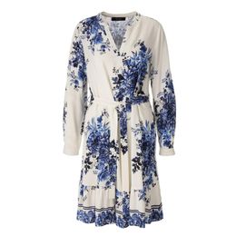 Aniston CASUAL Blusenkleid in wollwei&szlig;-hellblau-t&uuml;rkis-blau-marine-schwarz | Gr.: 40