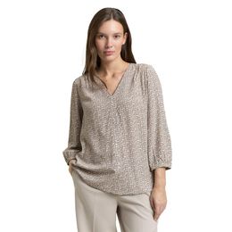 Tom Tailor Damen Tom Tailor Klassische Bluse mit All-Over Print 34