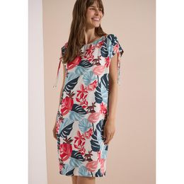 Cecil Damen Sommerkleid Sommerkleid, Rundhalsausschnitt, Viskose L (42), N-Gr