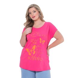 MIAMODA Shirt in hibiskuspink | Gr.: 50