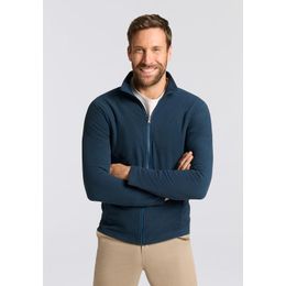 Vaude Herren Vaude Fleecejacke &raquo;SE ME RARASSA FLEECE JACKET&laquo; ohne Kapuze &Uuml;bergangsjacke ohne Kapuze, mit Rei&szlig;verschluss blau XL