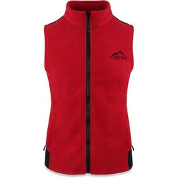Normani Outdoor Sports Damen Fleeceweste Barrie in Rot | Gr.: 4XL