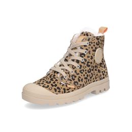 Palladium Hightop-Sneaker Pampa Hi Zip Wl in Braun Leo | Gr.: 41