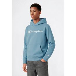 Champion Jungen Kapuzensweatshirt &raquo;SPORTWEAR HOODIE Standard Fit&laquo;, f&uuml;r Kinder, mit K&auml;ngurutasche, ohne Verschluss, in normaler L&auml;nge blau XXL