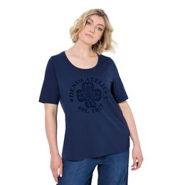 Ulla Popken Shirt in tintenblau | Gr.: 62/64