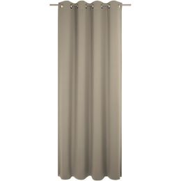 WIRTH Vorhang &raquo;Umea&laquo; &Ouml;sen 1 Stk. tlg. gr&uuml;n Jacquard, Polyester 145cm, &Ouml;sen, 132cm