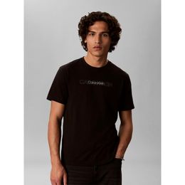 Calvin Klein Herren T-Shirt &raquo;REPEAT LOGO GRAPHI&laquo; Regular fit mit Rundhalsausschnitt schwarz L