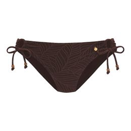 Lascana Damen Lascana Bikini-Hose &raquo;Fay&laquo; aus eleganter Strukturware braun 36, N-Gr