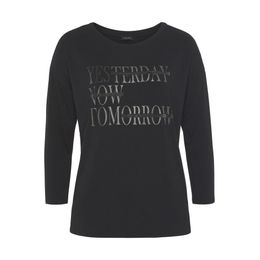 Laura Scott 3/4-Arm-Shirt in schwarz | Gr.: 46