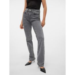 V&eacute;ro Moda Vero Moda Damen Gerade Jeans &raquo;VMTESSA HR STRAIGHT JEANS RA206 GA NOOS&laquo; blau 28, L&auml;nge 32