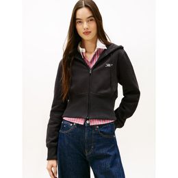 Tommy Jeans Damen Kapuzensweatjacke &raquo;TJW REG SILVER SCRIPT ZIP THRU&laquo; S (36)