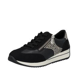 Rieker Damen Sneaker Schn&uuml;rschuh, Halbschuh, Freizeitsneaker mit Kontrastdetails 41