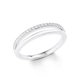 s.Oliver Damen s.Oliver Silberring &raquo;2022725, 2022726, 2022727, 2022728&laquo; mit Zirkonia (synth.) silber 56, Silber 925 (Sterlingsilber), 5mm