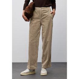 Street One Damen Street One Cordhose Straight Leg, Mid Waist beige 40, L&auml;nge 30