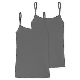 uncover by Schiesser Damen uncover by Schiesser Spaghettitop &raquo;Uncover Cotton&laquo; tiefer Rundhalsausschnitt, schmale Tr&auml;ger, elastisch, weich M
