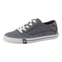 Mustang Shoes Damen Sneaker &raquo;Winona&laquo; Freizeitschuh, Halbschuh, Schn&uuml;rschuh mit Makramee-Stickerei 36