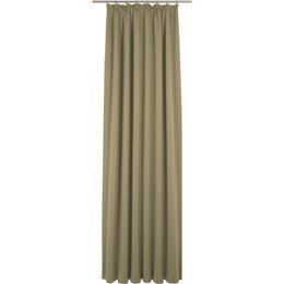 WIRTH Vorhang &raquo;Newbury&laquo; Kr&auml;uselband 1 Stk. tlg. braun Jacquard, Baumwolle, Polyester 145cm, Kr&auml;uselband, 130cm