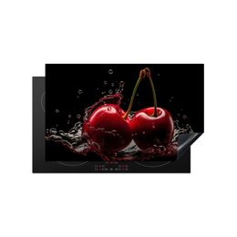 OnlyWow Herdabdeckplatte Rote Kirschen | Gr.: 59 x 52 cm