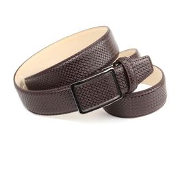 Anthoni Crown Herren Lederg&uuml;rtel braun 90