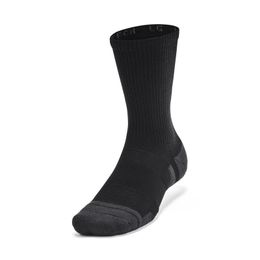 Under Armour Damen Sportsocken &raquo;UNISEX UA PERF TECH 6PK CREW&laquo; 6 Paar tlg. mit mittlerer D&auml;mpfung am gesamten Fu&szlig;, schnell trocknend schwarz XL