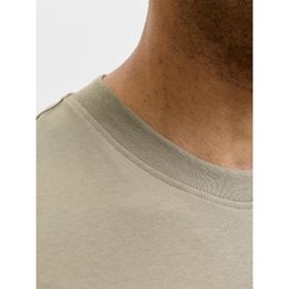 Jack & Jones PlusSize Jack & Jones Plussize Herren Jack & Jones PlusSize T-Shirt &raquo;JCOFUSION BOX PRINT TEE SS CN PLS&laquo; Baumwolle, regular fit beige 5XL