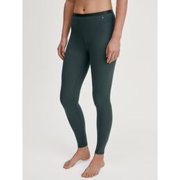 Calida Damen Calida Leggings &raquo;Natural Comfort&laquo; Cotton-Mix, elastisch, pillingarm, Single Jersey Qualit&auml;t gr&uuml;n XS (36/38), N-Gr