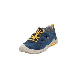 Superfit Kinder Slip-On Sneaker &raquo;TRACE WMS: mittel&laquo; Sandale, mit Schnellverschluss, Gr&ouml;&szlig;enschablone zum Download blau 28