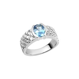 Firetti Solit&auml;rring &raquo;Schmuck Geschenk Silber 925 Damenring Ring Solit&auml;r&laquo; mit Blautopas (synth.) 54, Silber 925 (Sterlingsilber), 4mm