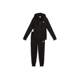 Puma Hooded Sweat Suit aus Baumwolle mit Kapuze in Schwarz | Gr.: S